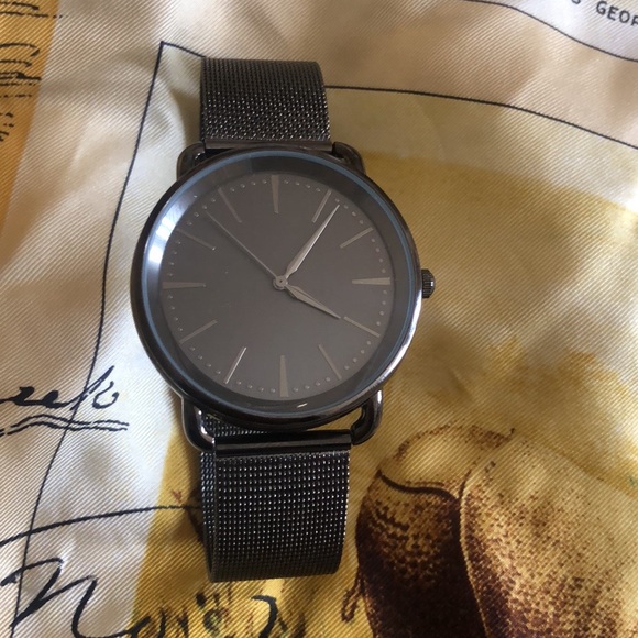 Accessories | Mens Watch Mesh Band Base Metal Bezel 179 Stainless Steel ...